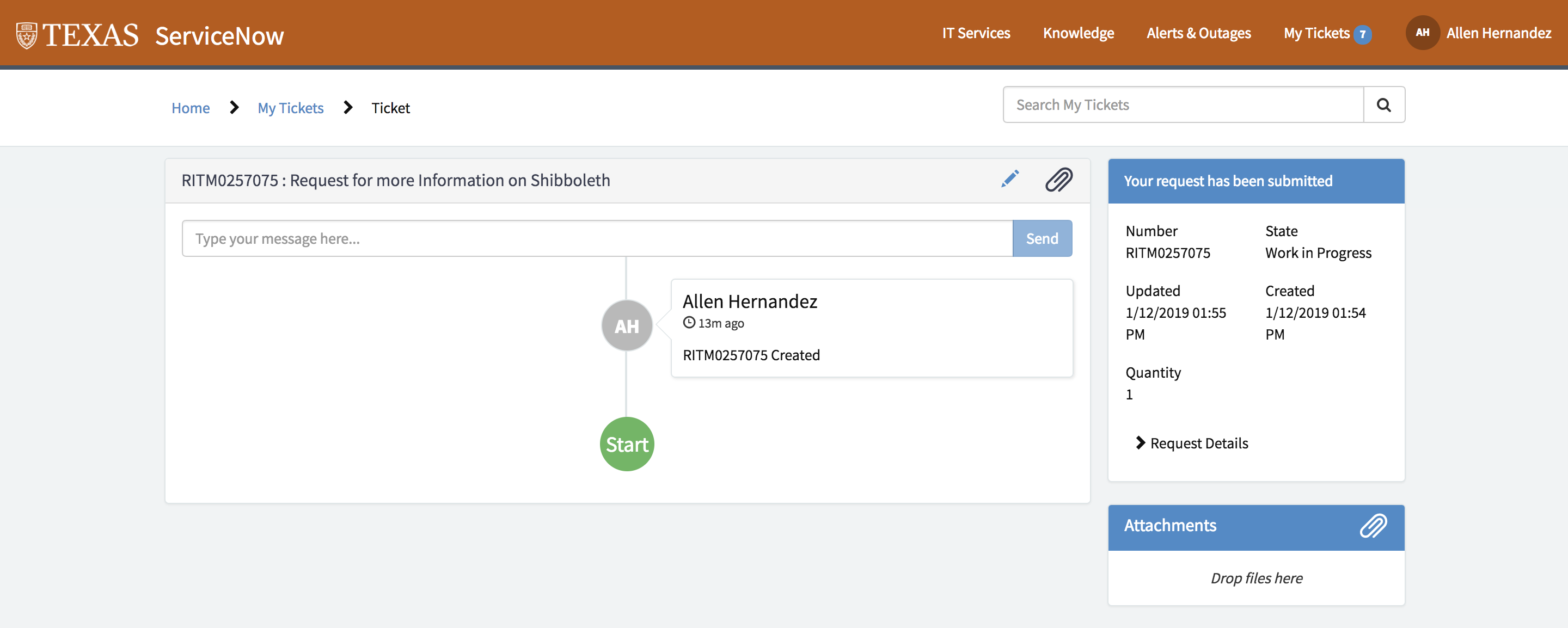 Knowledge Base Article - Service Portal